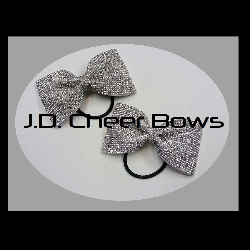 silver cheer bow